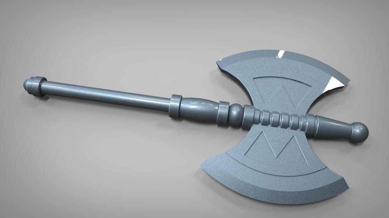 🪓 He-Man Battle Axe masters of the universe・ STL File for ・Cults