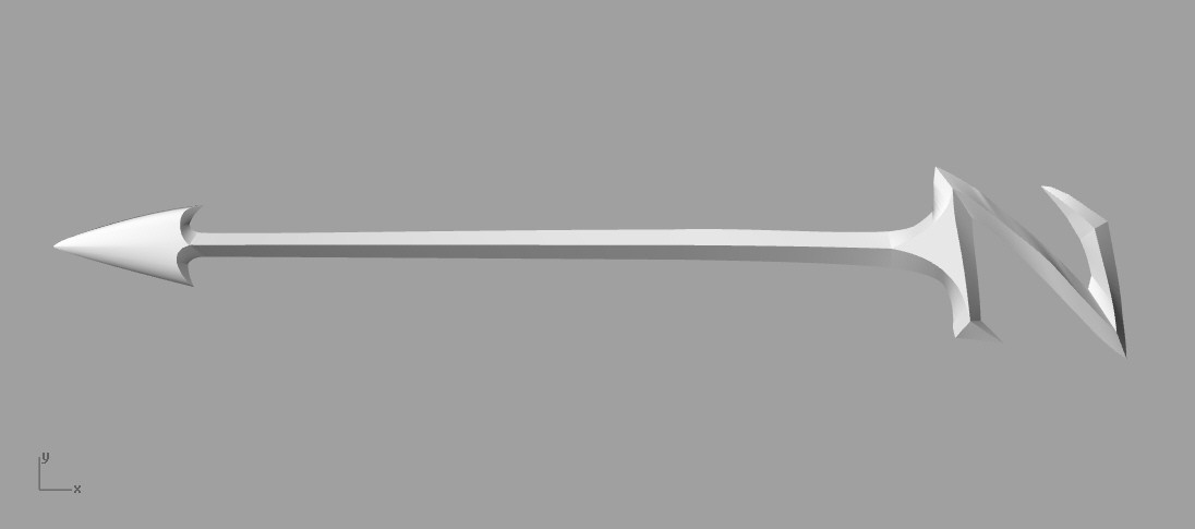 🗡️ Zedd Staff from Mighty Morphin Power Rangers 3D print model・ STL ...