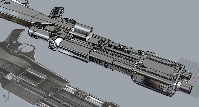 ⭐ TL-50 Heavy Blaster from Star Wars Battlefront・ STL File for ・Cults