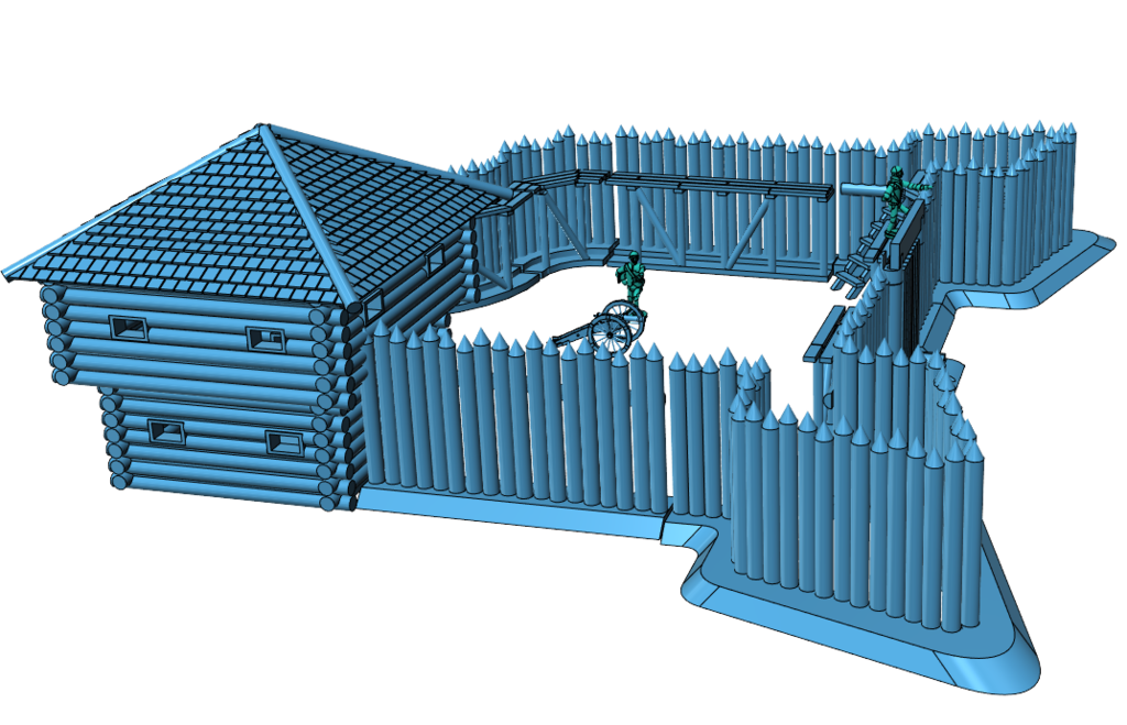 Free STL file French and Indian Wars - The Modular Fort 🏛️ ・Template to ...