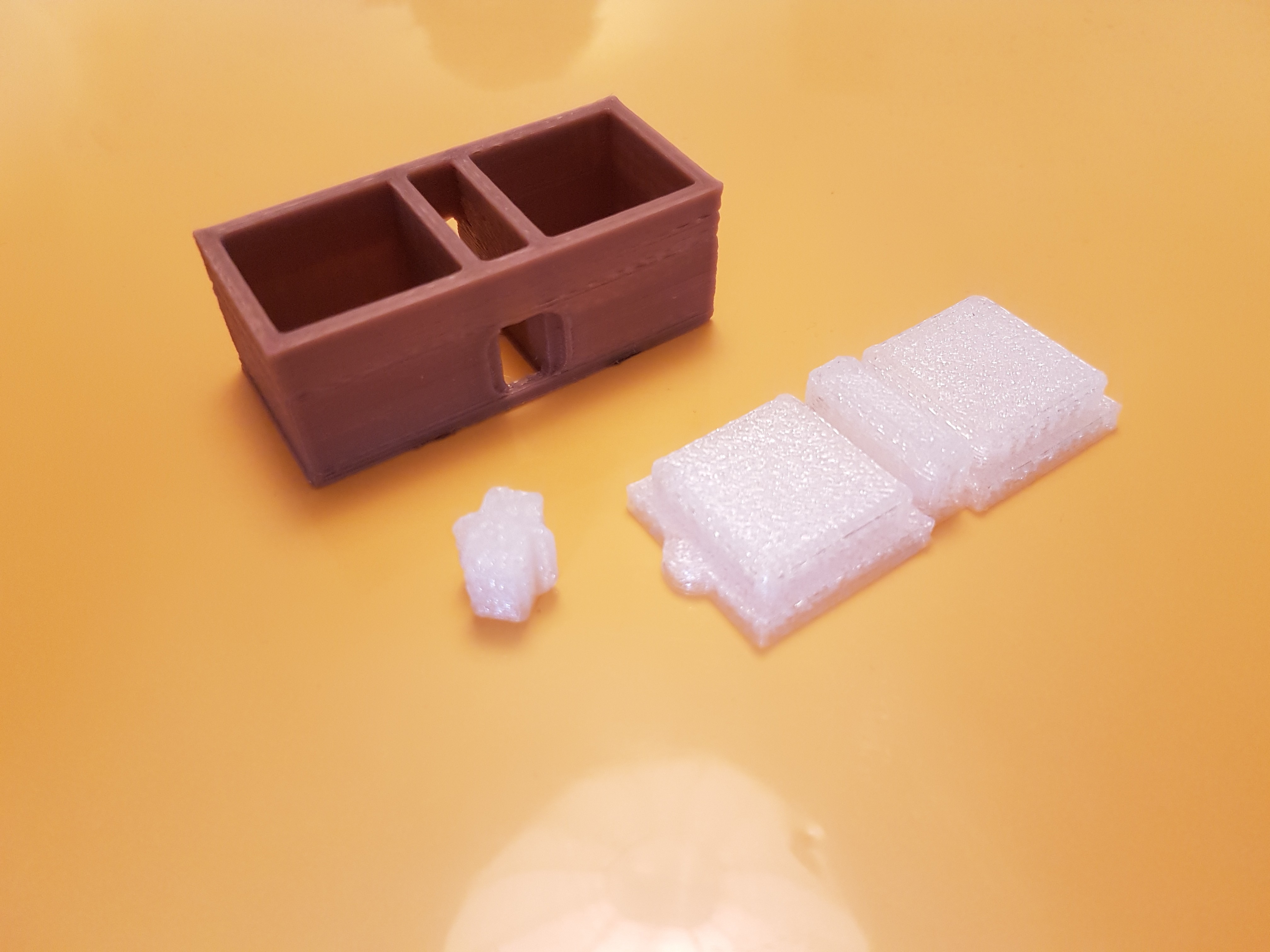 📦 Double box (PLA) with cover (TPU) for mini beads and board D5・Free ...