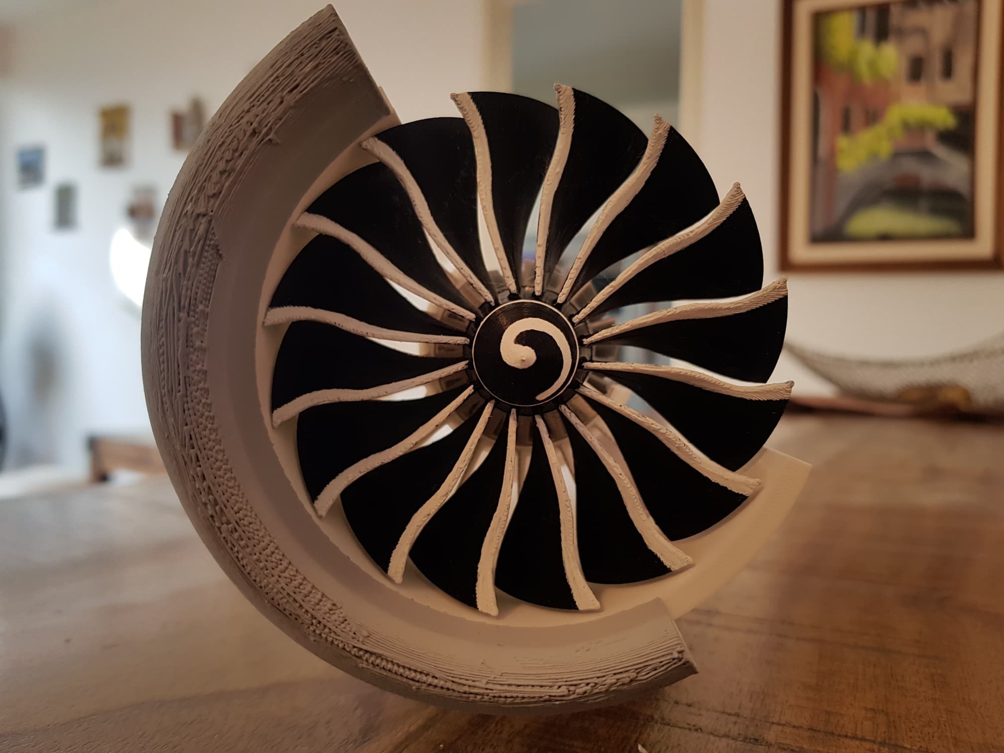 🆕 NEW TURBOFAN ENGINE (BIGGEST IN THE WORLD)・ STL File for 3D printing ...