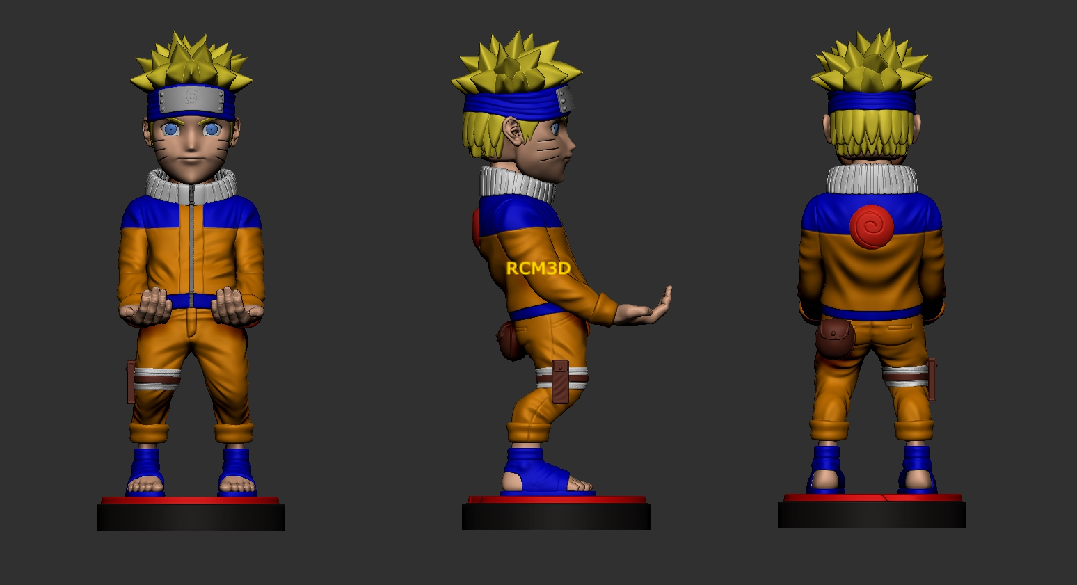 免费 3D 文件 Naruto cellphone and joystick holder 📱 ・可下载 3D 打印模型・Cults