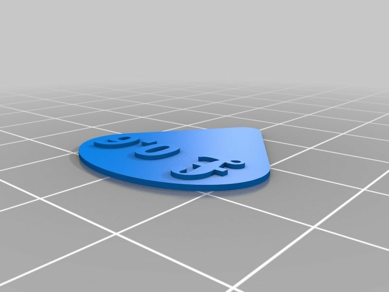 Free STL file Guitar Pick Set 🎸 ・Model to download and 3D print・Cults