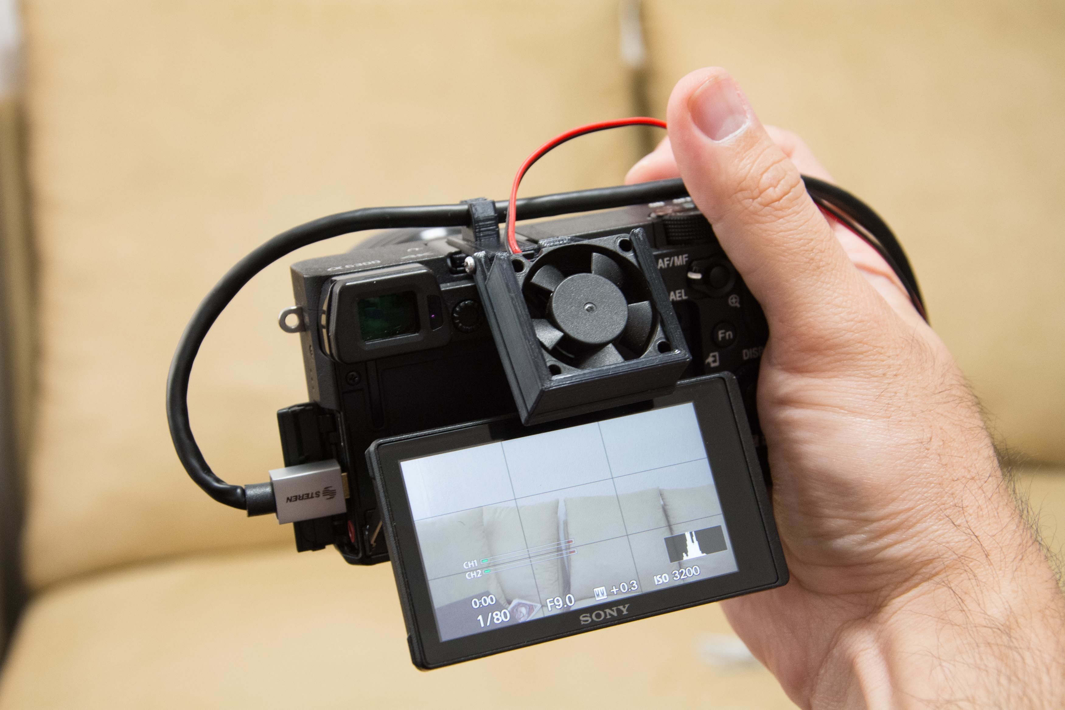 📷 Cooling fan attachment for Sony Alpha 6300 digital camera・ STL File ...