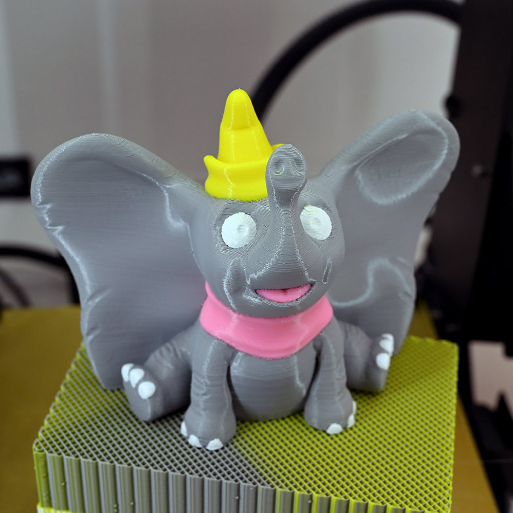 3D printable Dumbo (Easy print no support) • made with MakerGear M2・Cults