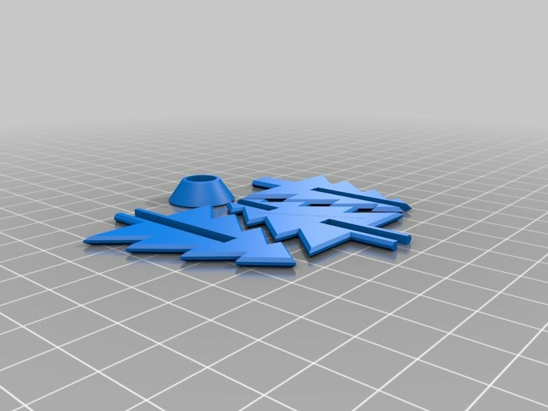 🌳 Simple 3D-printable pine tree・Free STL File for ・Cults