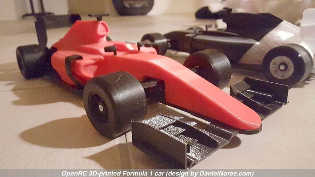 3D printing OpenRC F1 car - 1:10 RC Car・Cults