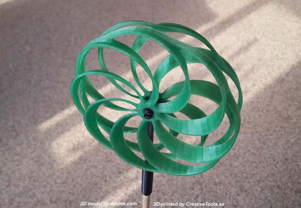 3D print Optical Illusion Pinwheel v2.5・Cults