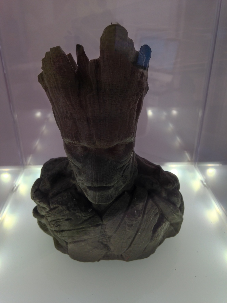 3D printing Groot Bust Sculpture・Cults