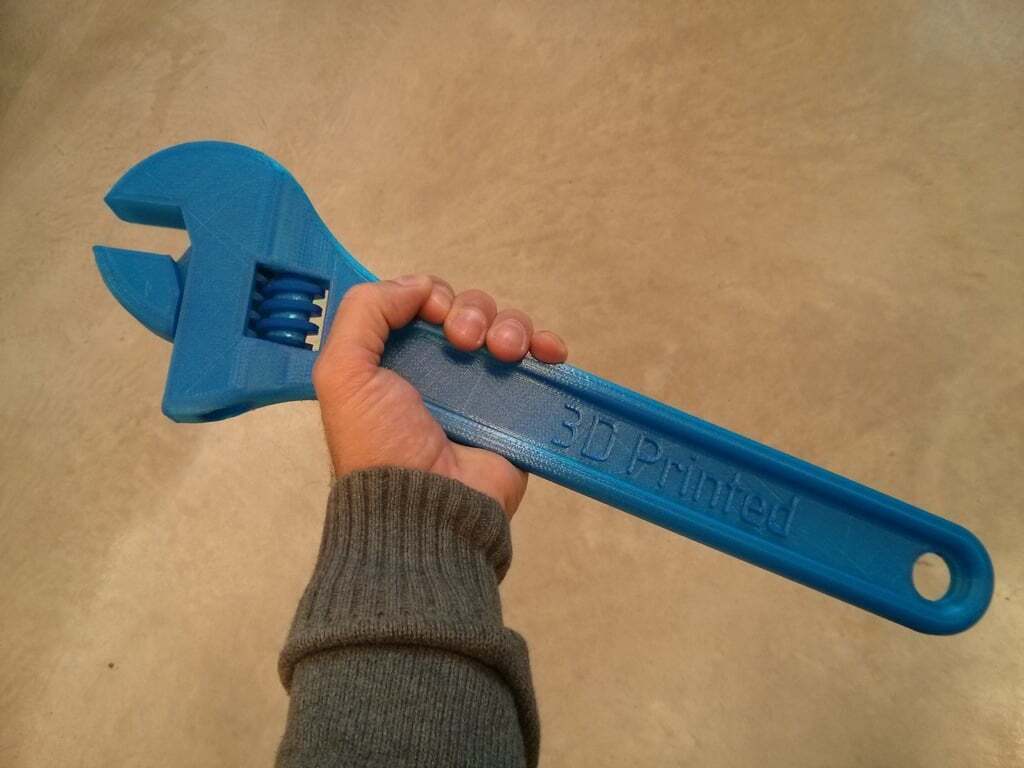 3D printable Fully assembled 3D printable wrench・Cults