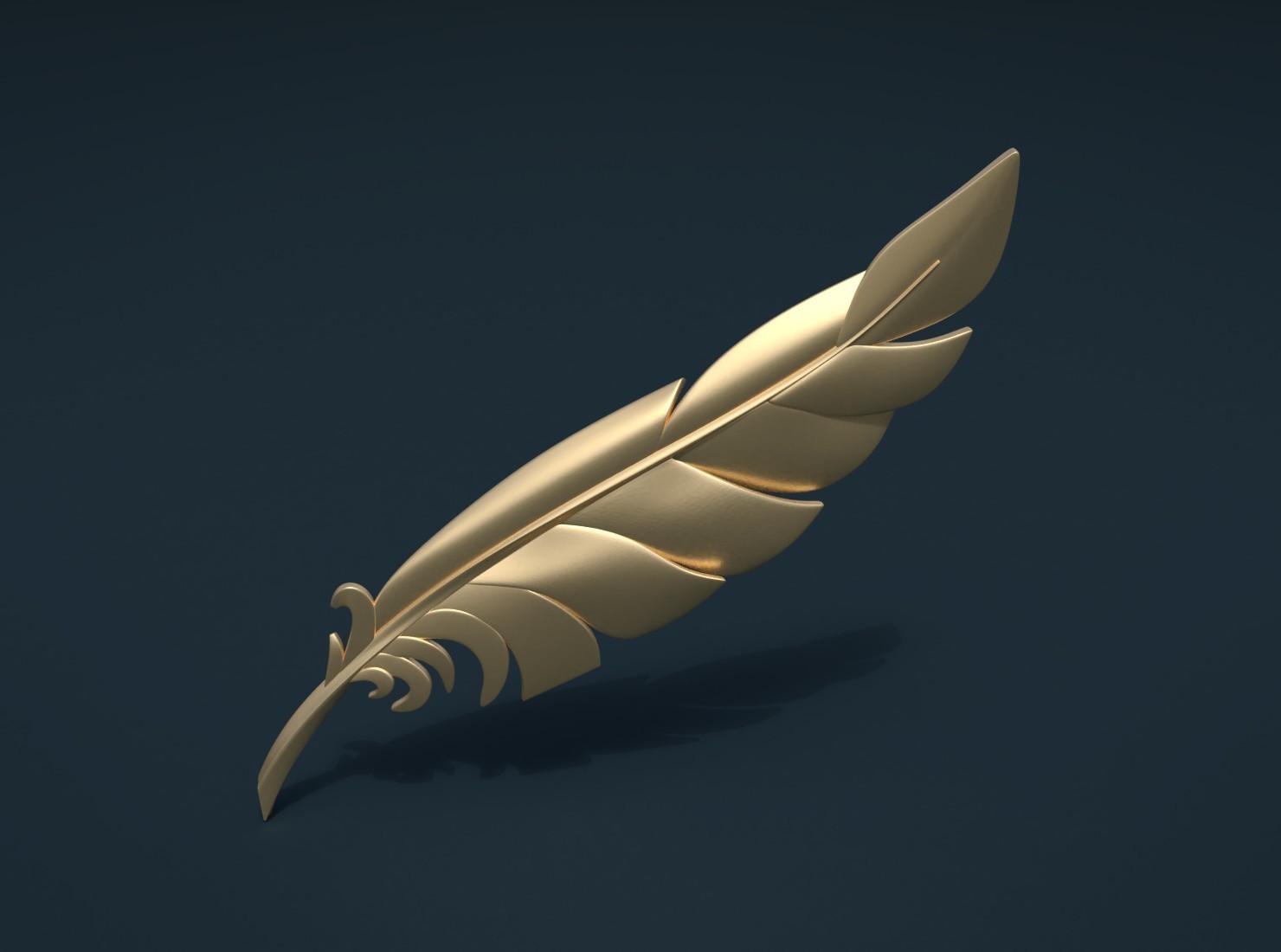STL file New Feather 🆕・3D printing model to download・Cults