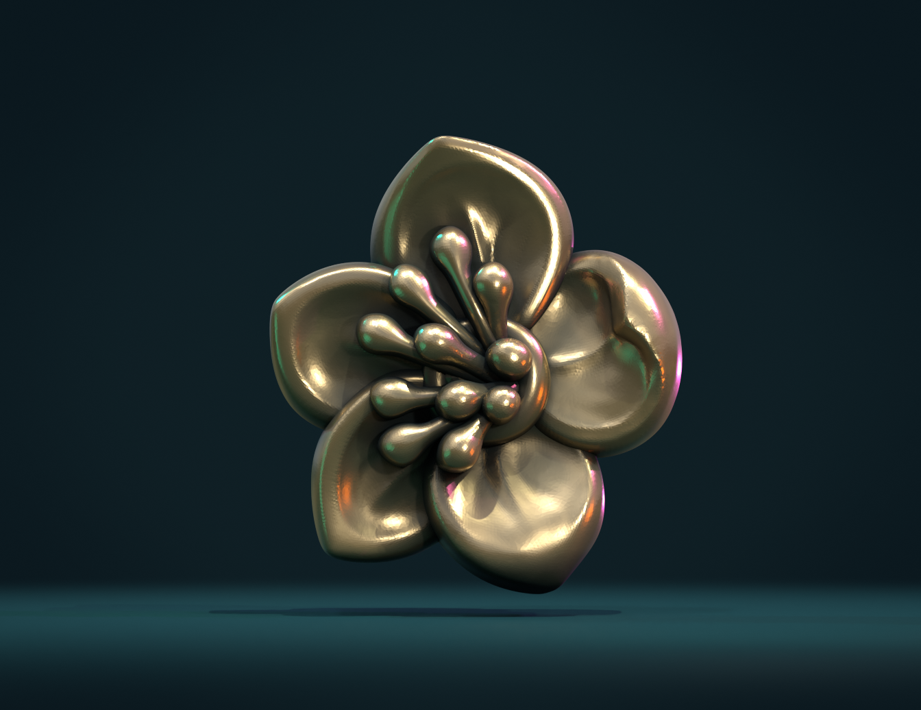 🍎 Apple flower・ 3D File for 3D printing and CNC machining - Laser ...