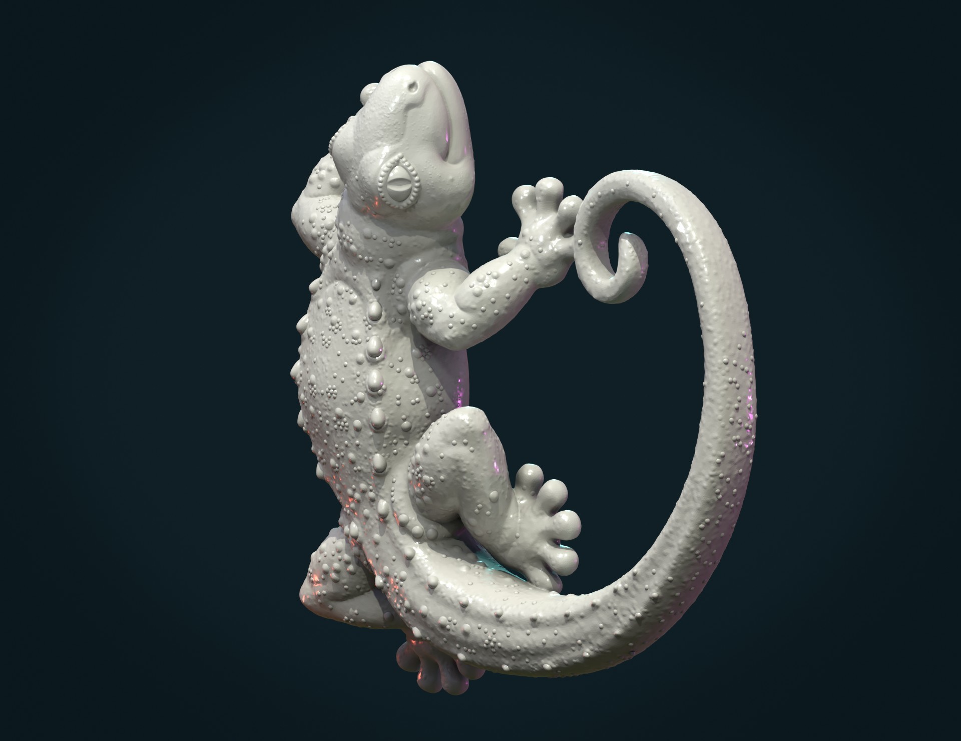 3D file Gecko 🦎 ・3D printing idea to download・Cults