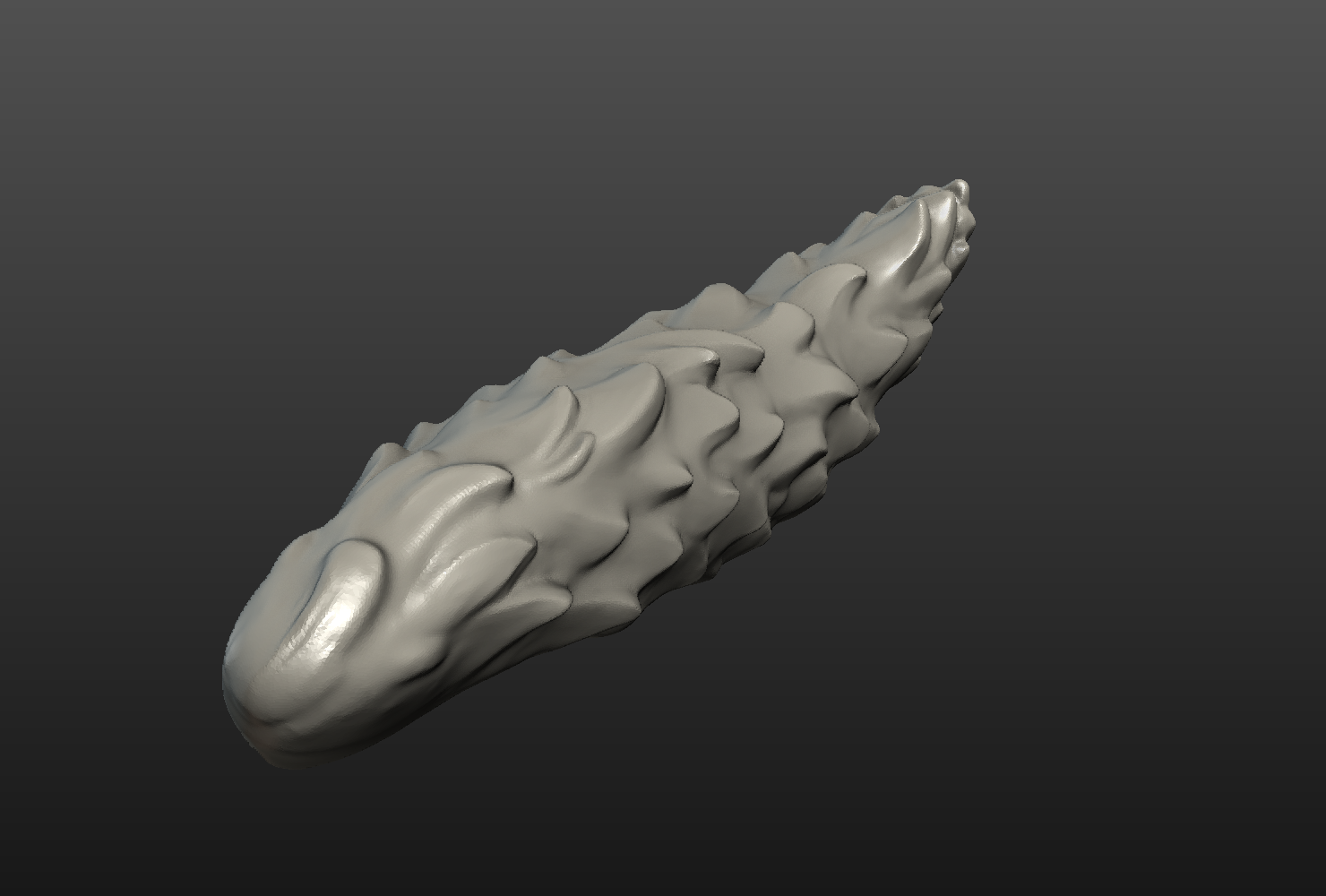 STL file Wolf Tail 🐺 (OBJ)・3D printable model to download・Cults