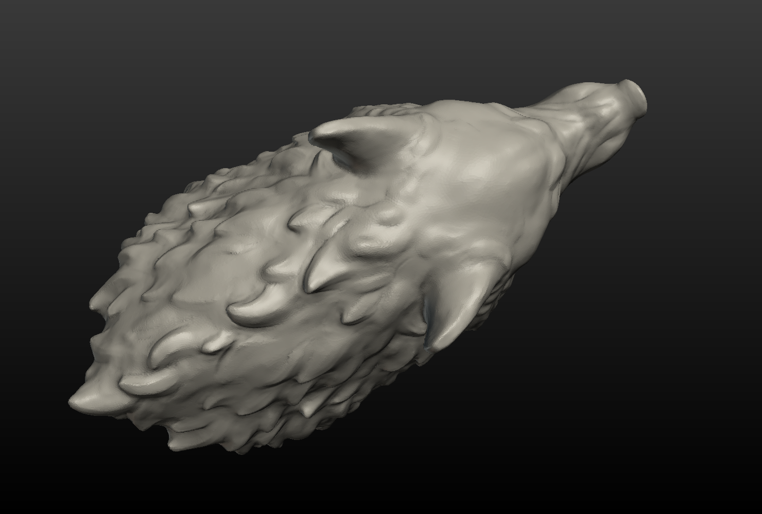 STL file Wolf Head II 🐺 (OBJ)・3D printer design to download・Cults