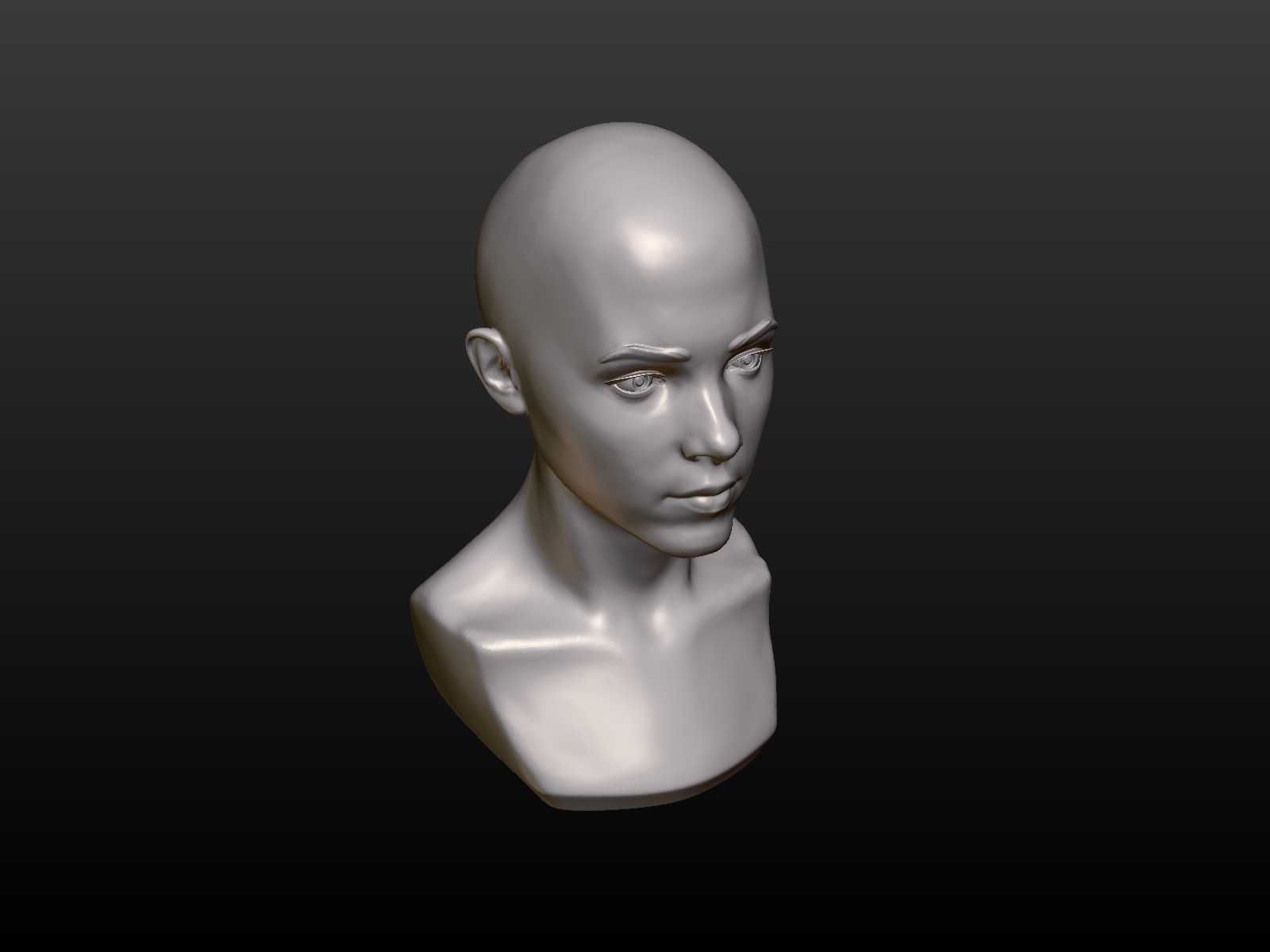 👧 Girl Head・ 3D File for ・Cults