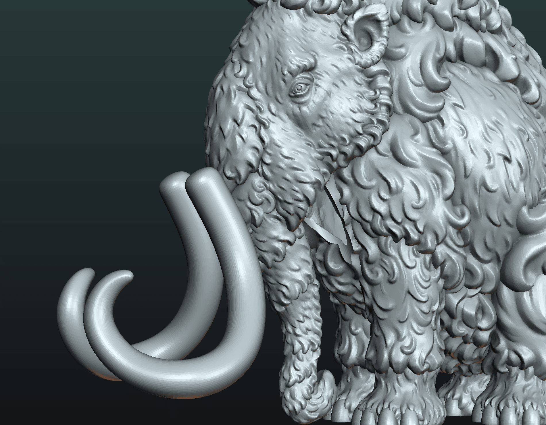 Fichier 3D Mammouth 🌲 ・Modèle pour impression 3D à télécharger・Cults