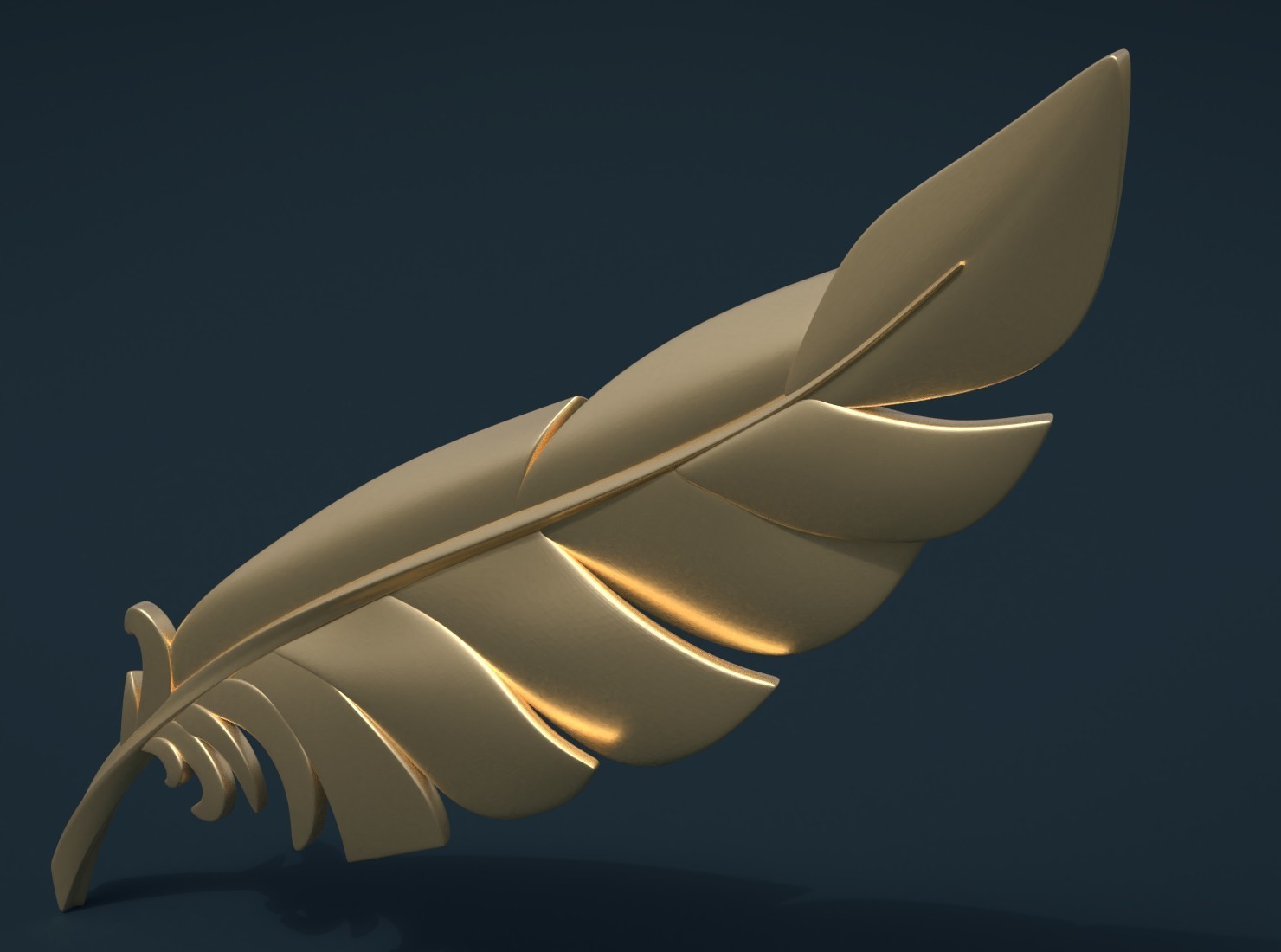 STL file New Feather 🆕・3D printing model to download・Cults
