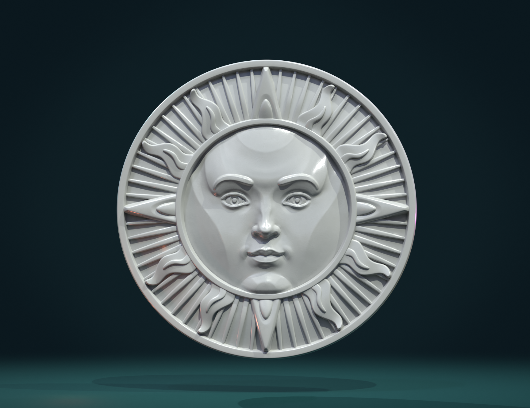 3D file Sun Pendant ☀️ ・3D print design to download・Cults