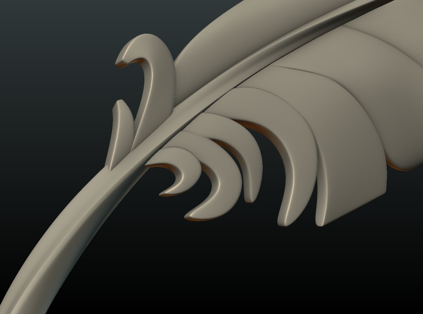 STL file New Feather 🆕・3D printing model to download・Cults