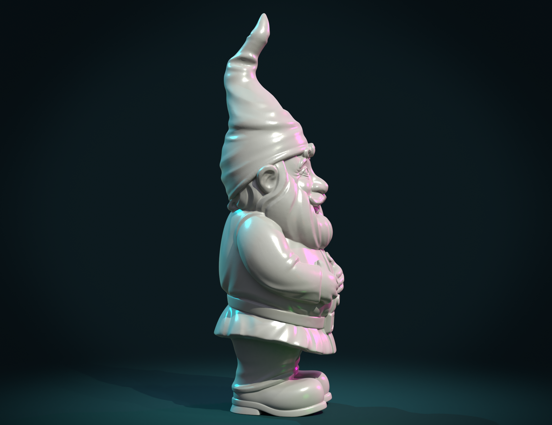 3D file Garden Gnome III 🗿・3D printing design to download・Cults