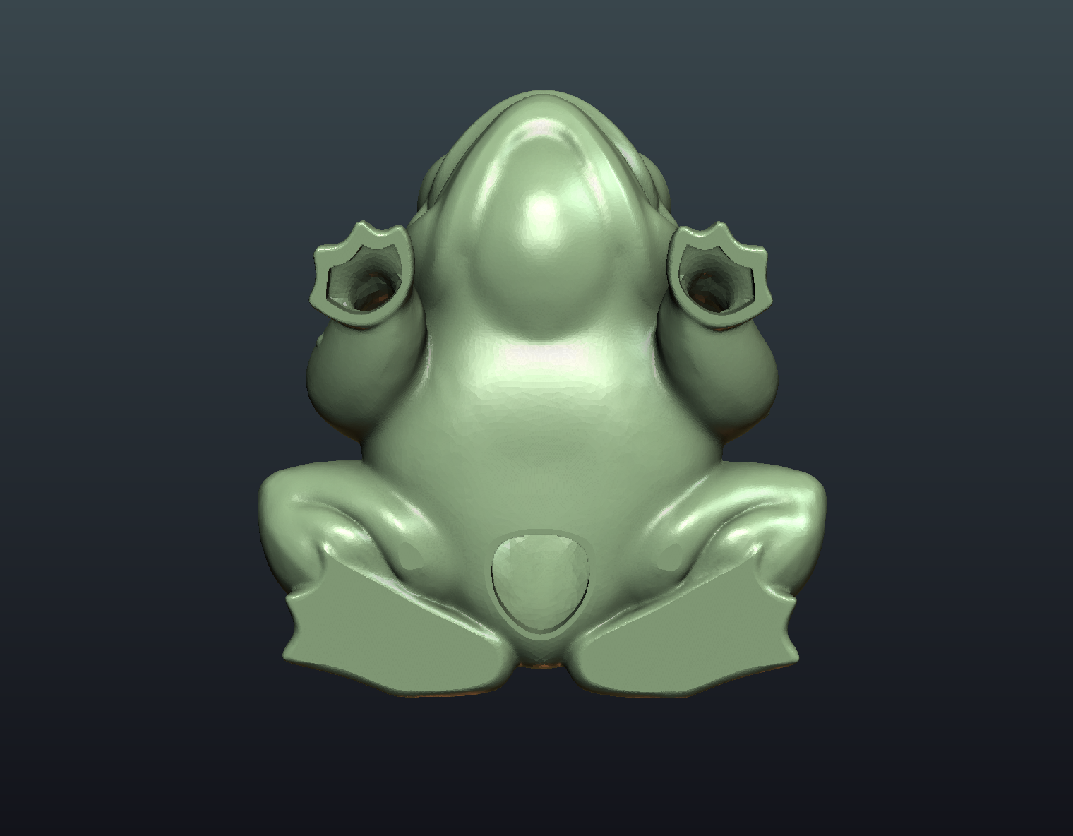 3D file Fat Frog 🐸 ・3D printing model to download・Cults