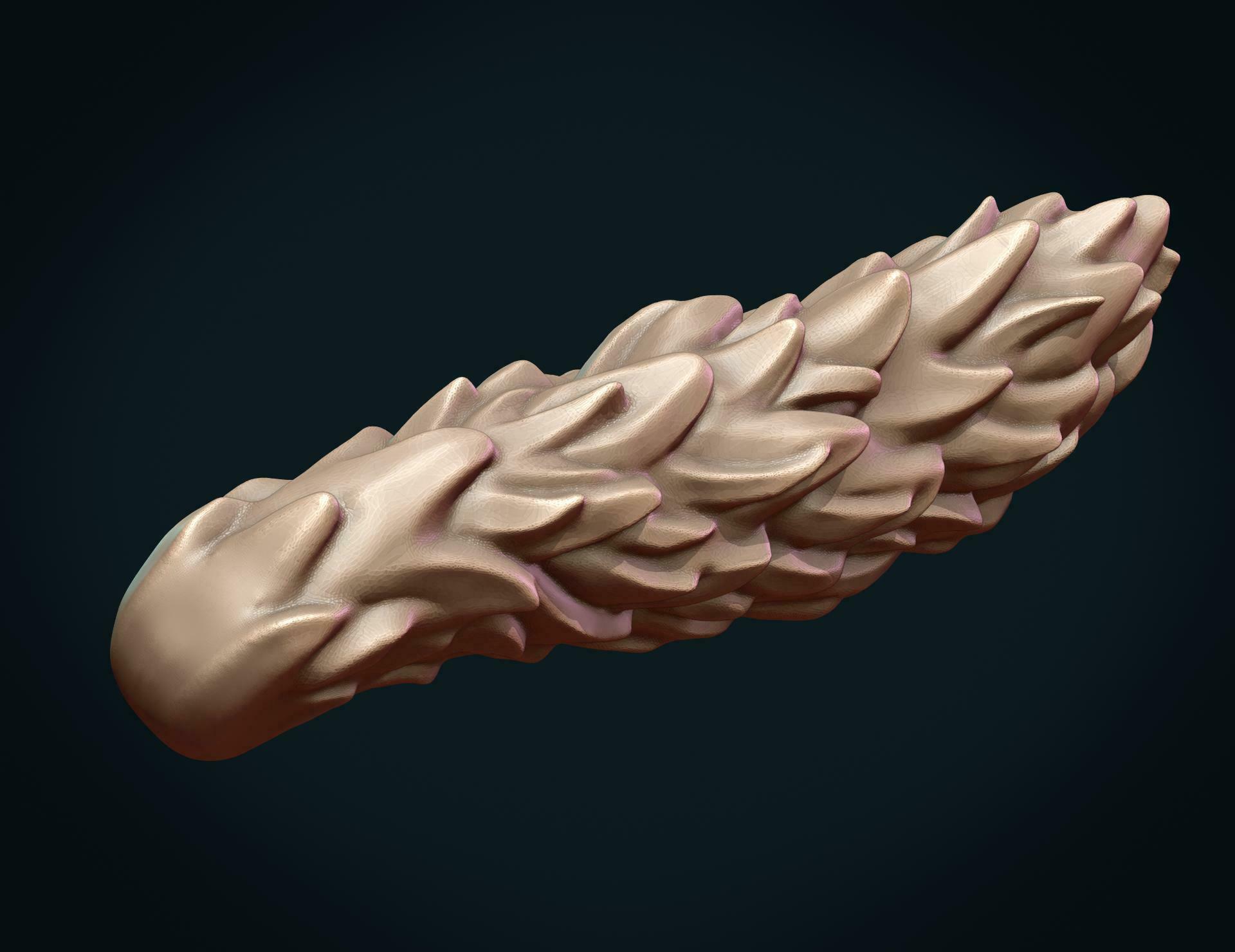 🐺 Wolf Tail II・ 3D File for ・Cults