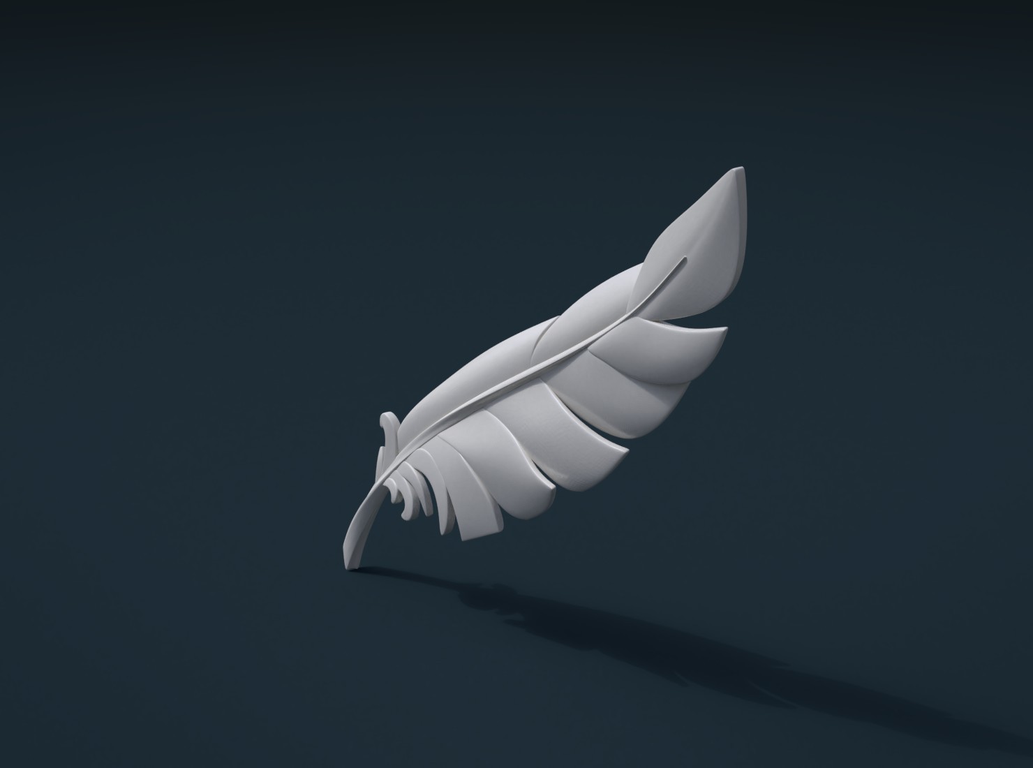STL file New Feather 🆕・3D printing model to download・Cults