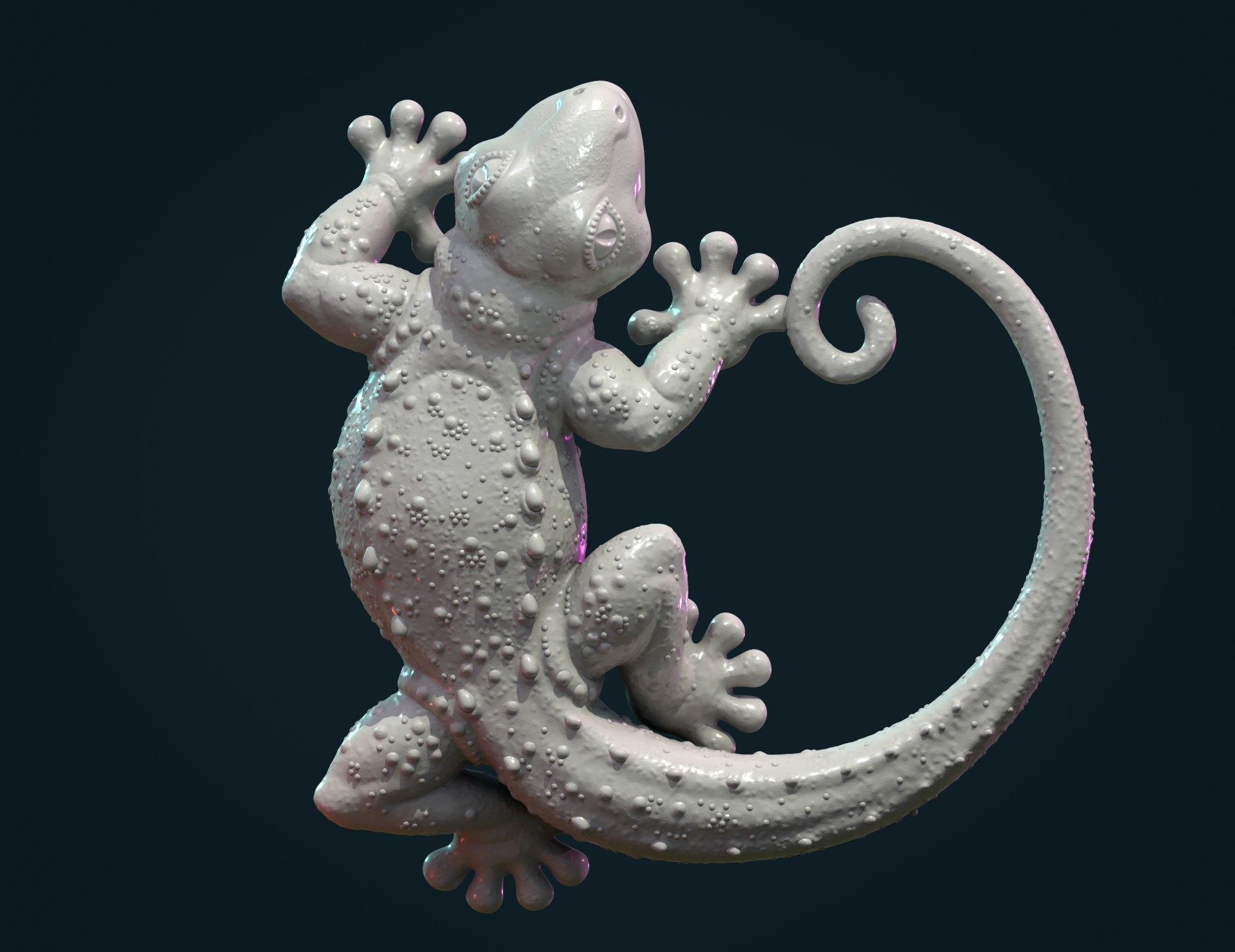 3D file Gecko 🦎 ・3D printing idea to download・Cults
