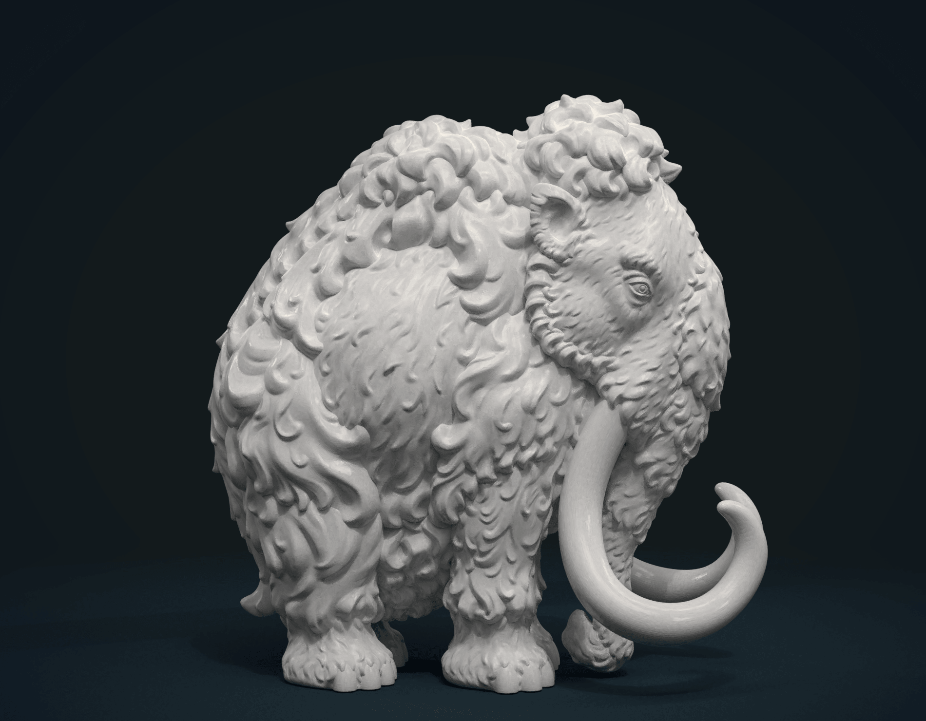 Fichier 3D Mammouth 🌲 ・Modèle pour impression 3D à télécharger・Cults
