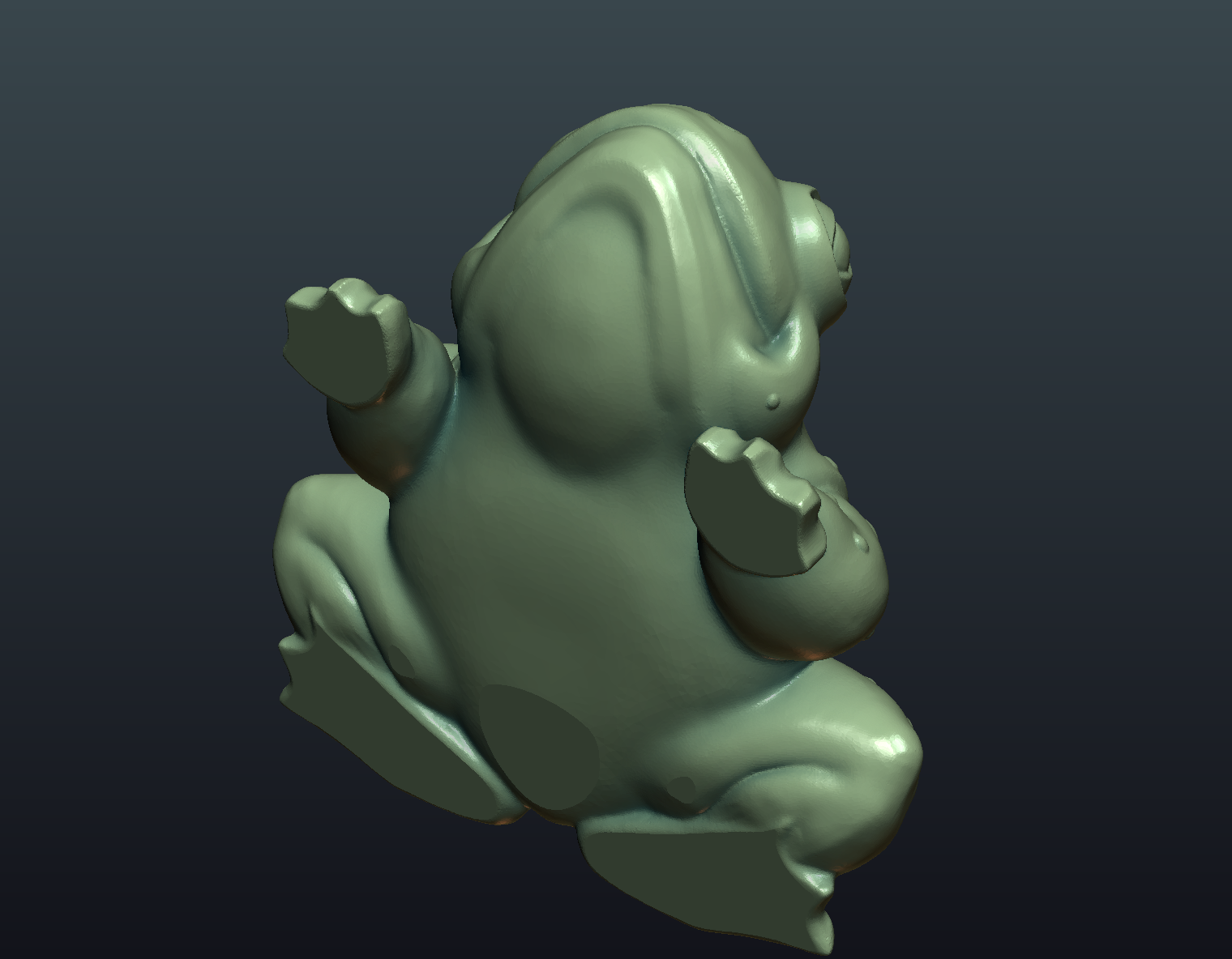 Файл 3D Fat Frog 🐸・3D модель для печати скачать・Cults