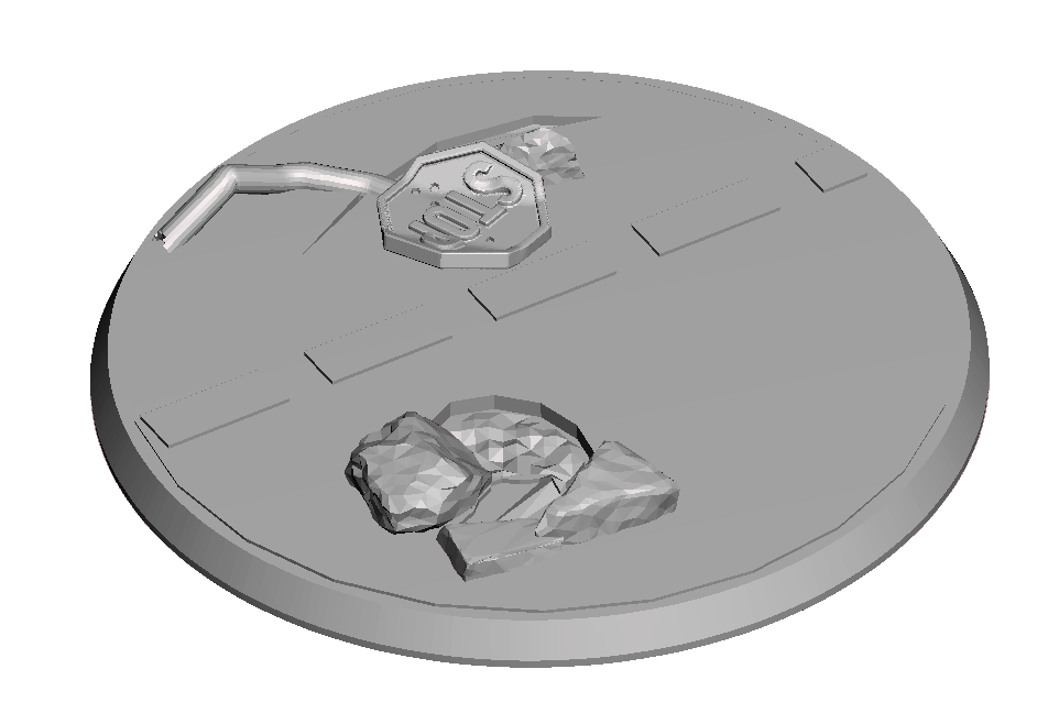 🎲 FWW 60mm base・Free STL File for ・Cults