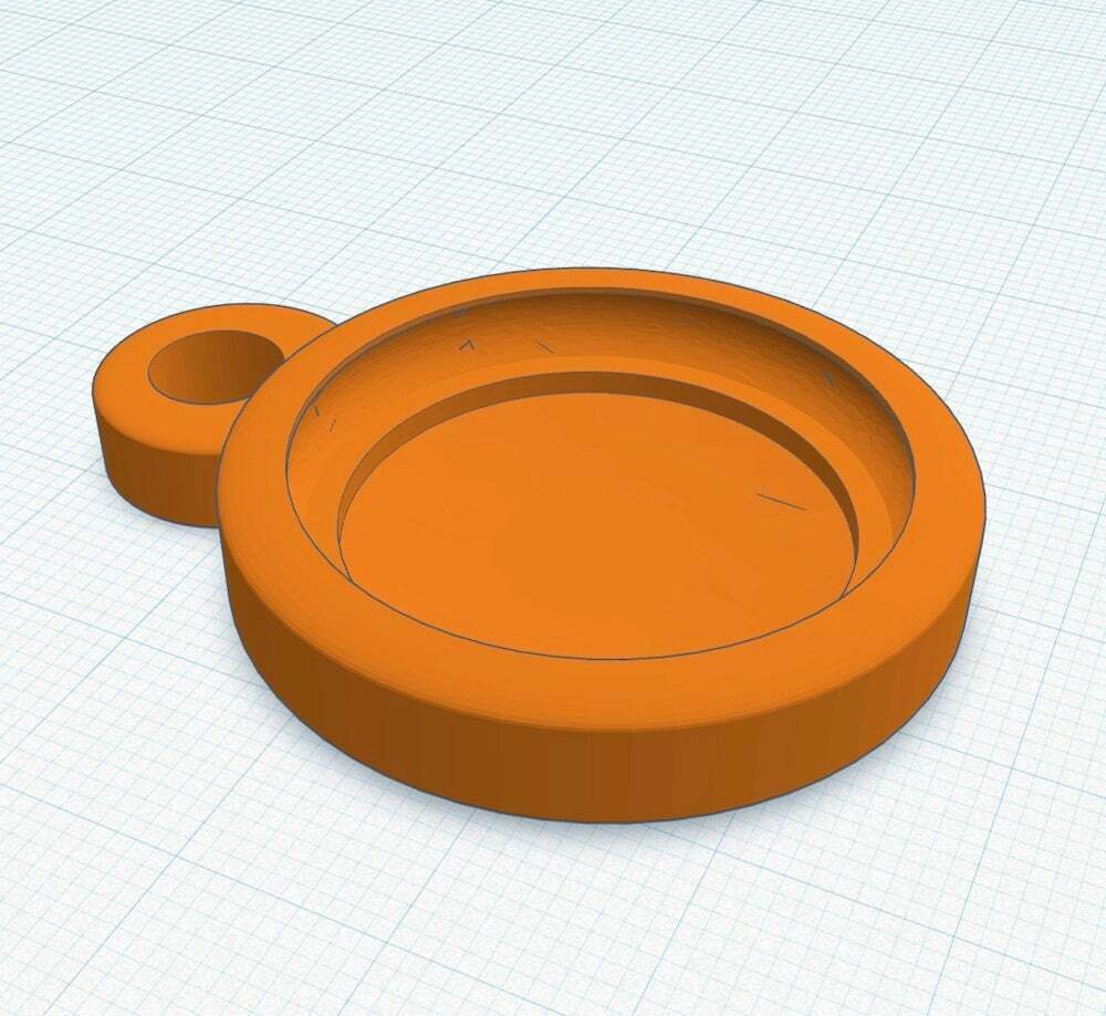 Free STL file Apple AirTag Key Ring Holder 🍎 ・3D printer design to ...