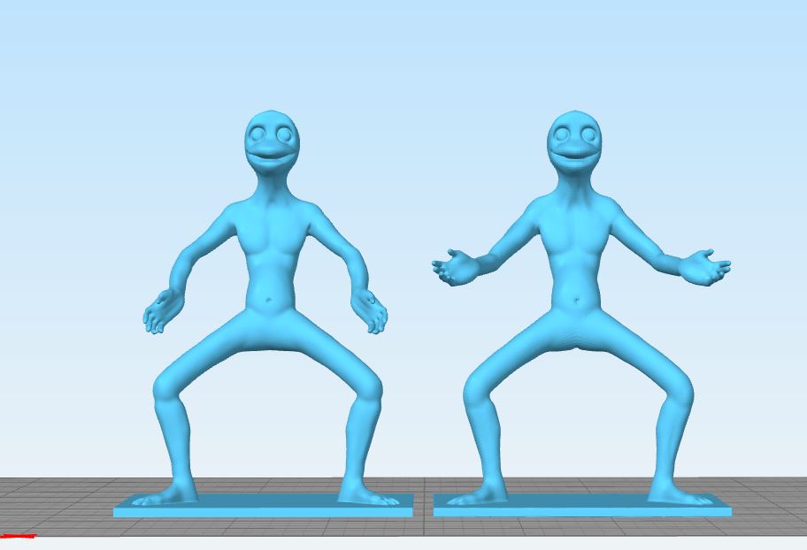 STL file Alien green Alieno dama tu cosita 2 poses 👽 ・3D printable ...