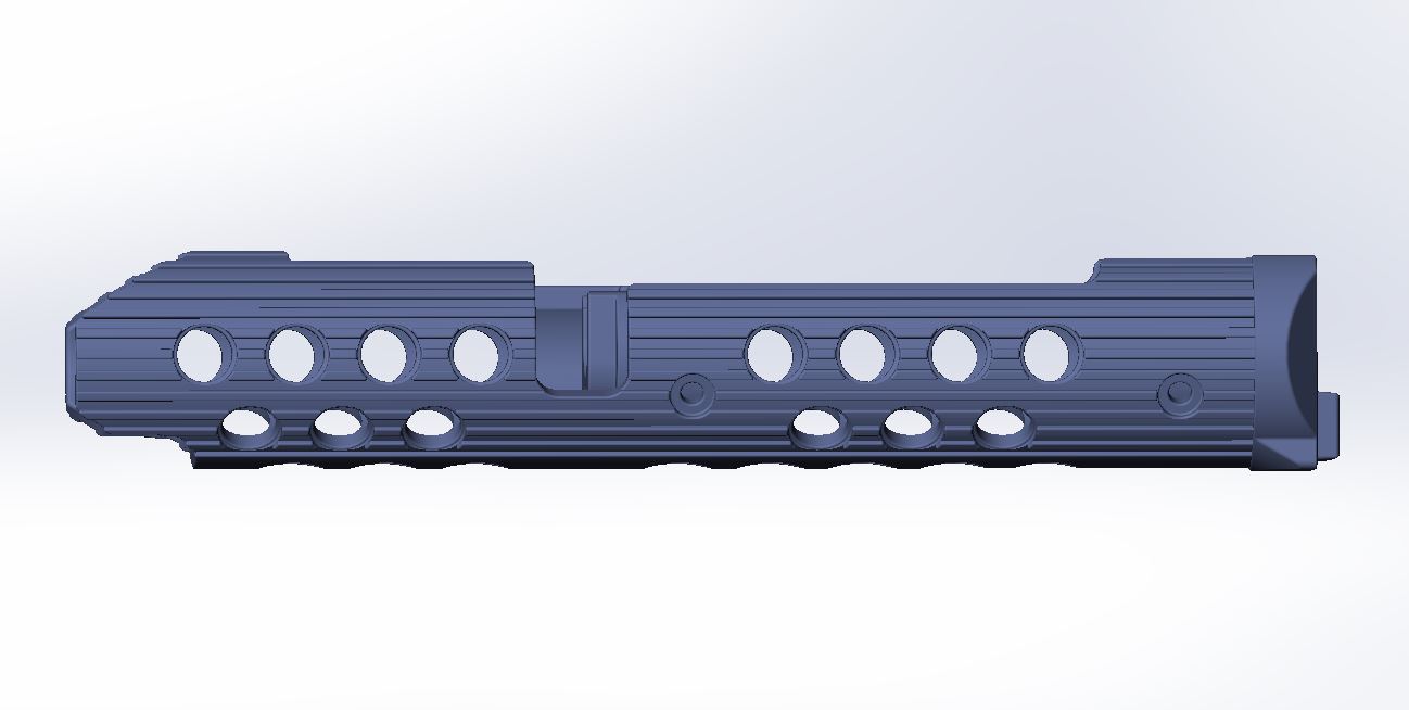 🔫 Troy handguard AK・ STL File for ・Cults