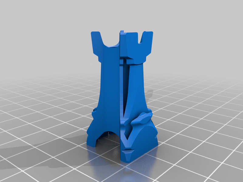 Free STL file 3D-2D chess pieces ♟️ ・3D printing model to download・Cults