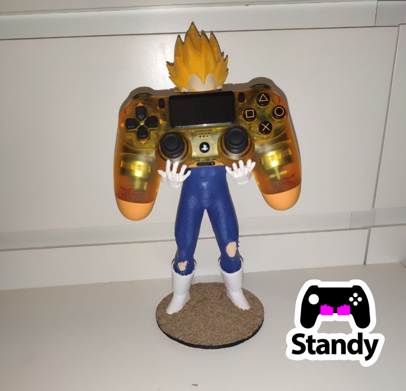 🎨 vegeta controller PS4/PS5 stand・ OBJ File for ・Cults
