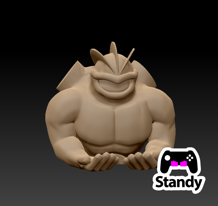 🎨 MACHAMP CONTROLLER STAND PS4-PS5・ OBJ File for ・Cults