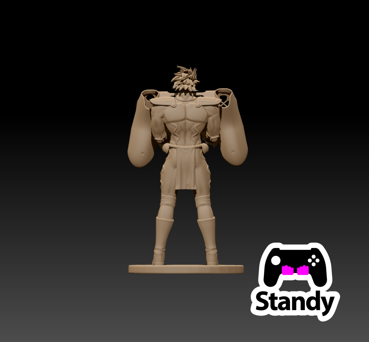 ⭐ jojo (star platinum) controller stand ps4-ps5・ OBJ File for ・Cults