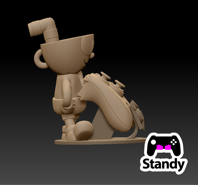 🎮 CUPHEAD CONTROLLER STAND PS4-PS5-XBOX・Free OBJ File for ・Cults