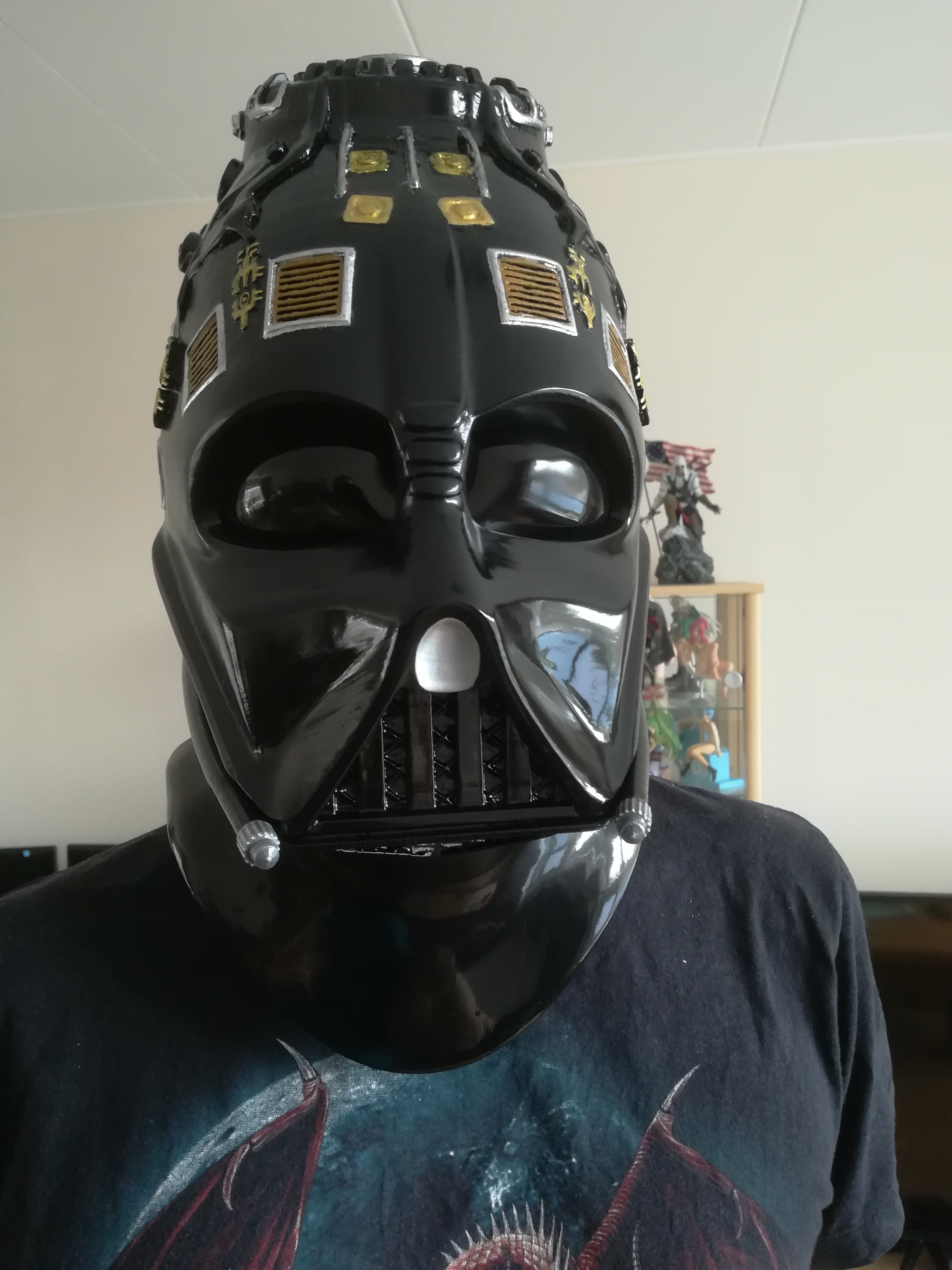 3D printer Darth Vader - 3D Printable Reveal Helmet • made with Wanhao ...