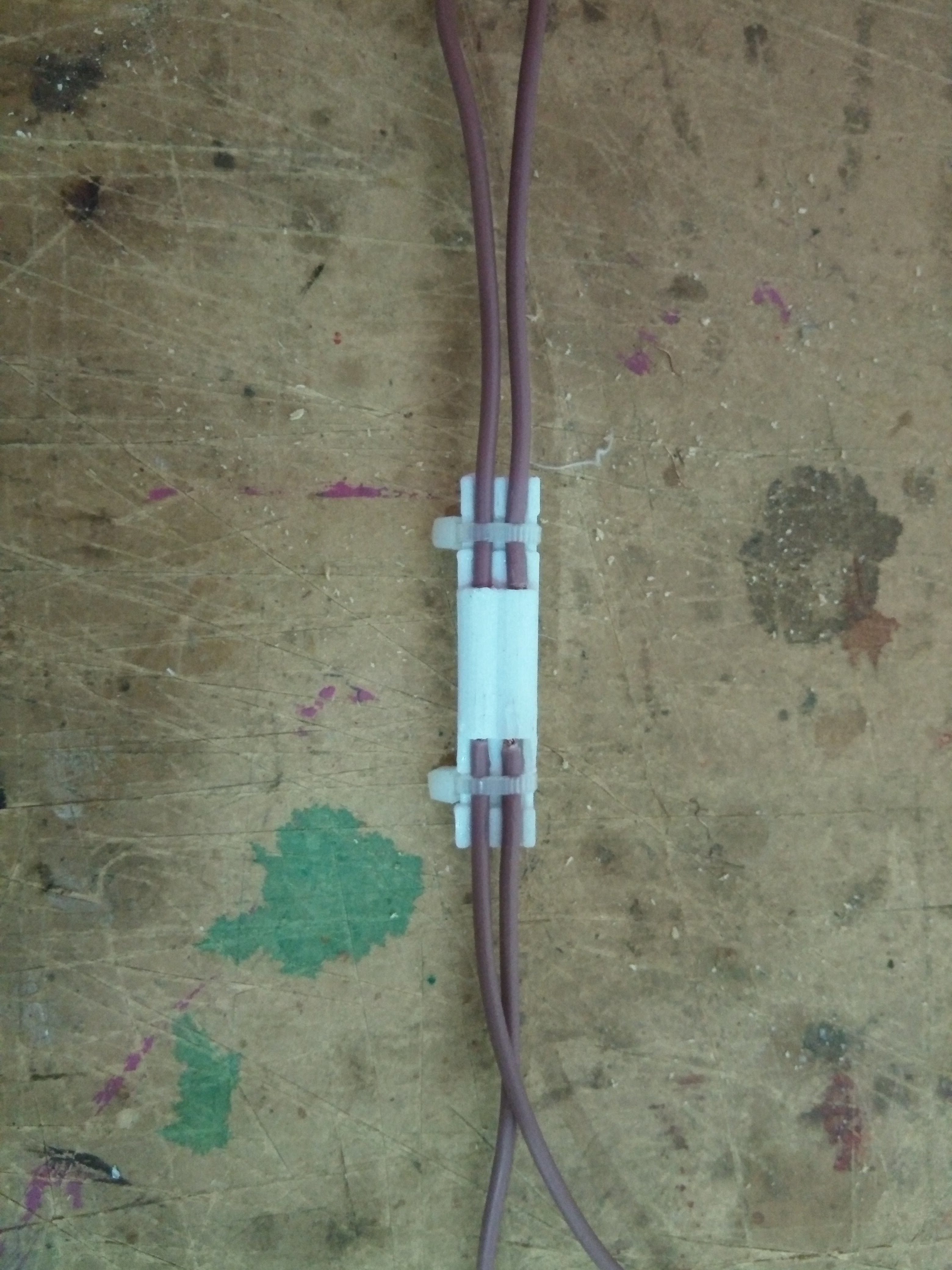 Free STL file Connection for electric cables 2 poles ⚡ ・3D printable ...