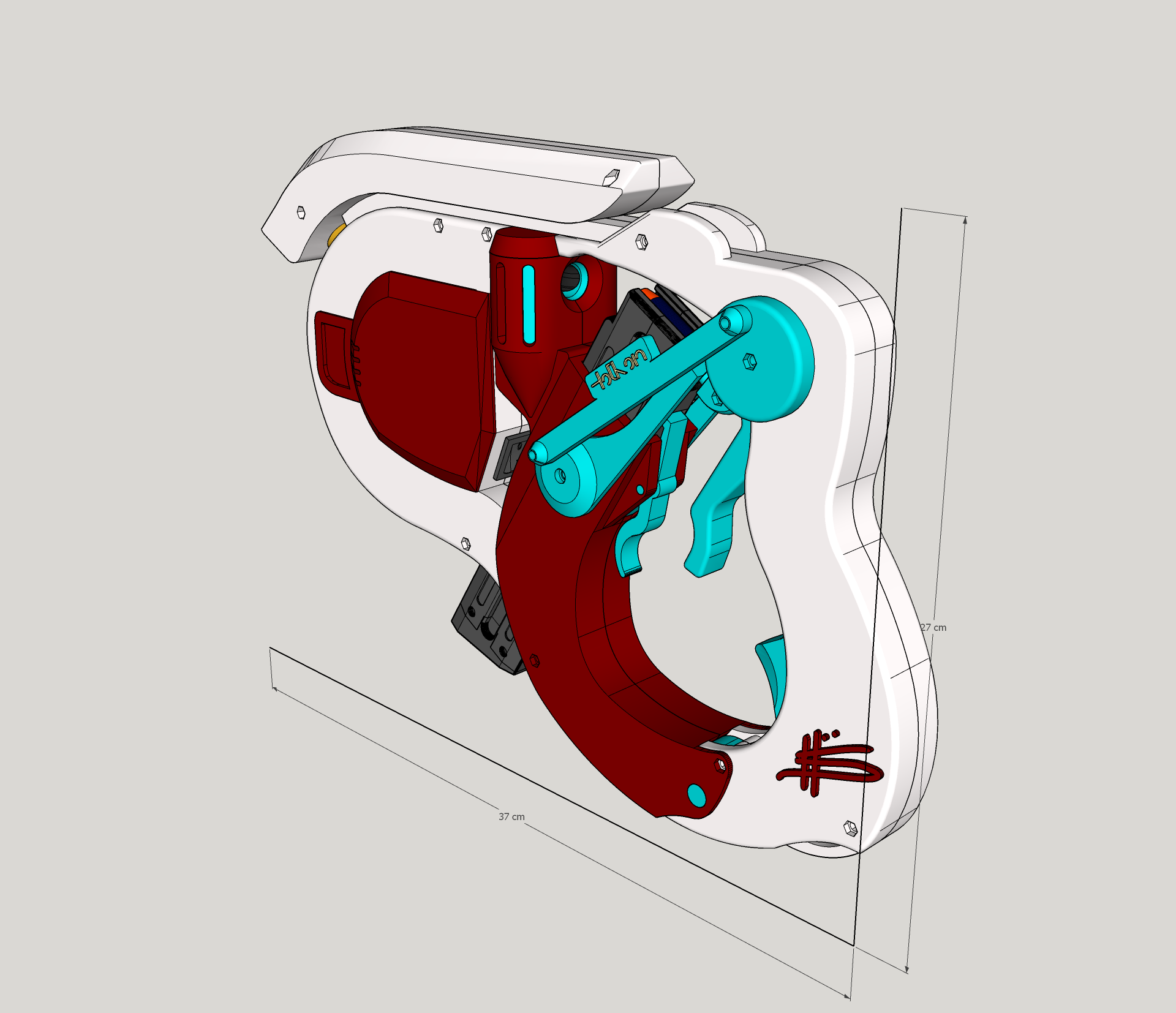 🎯 Tidaloop blaster, design by HotKoin・Free 3D File for ・Cults
