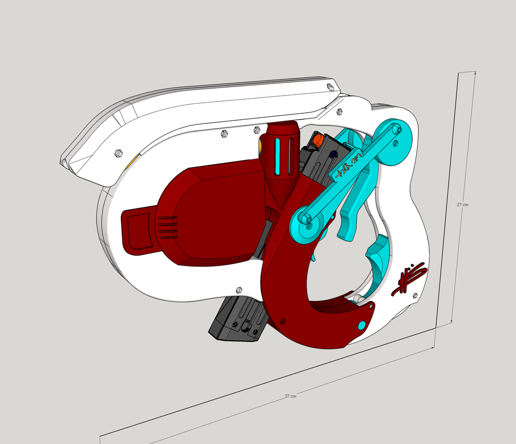 🎯 Tidaloop blaster, design by HotKoin・Free 3D File for ・Cults
