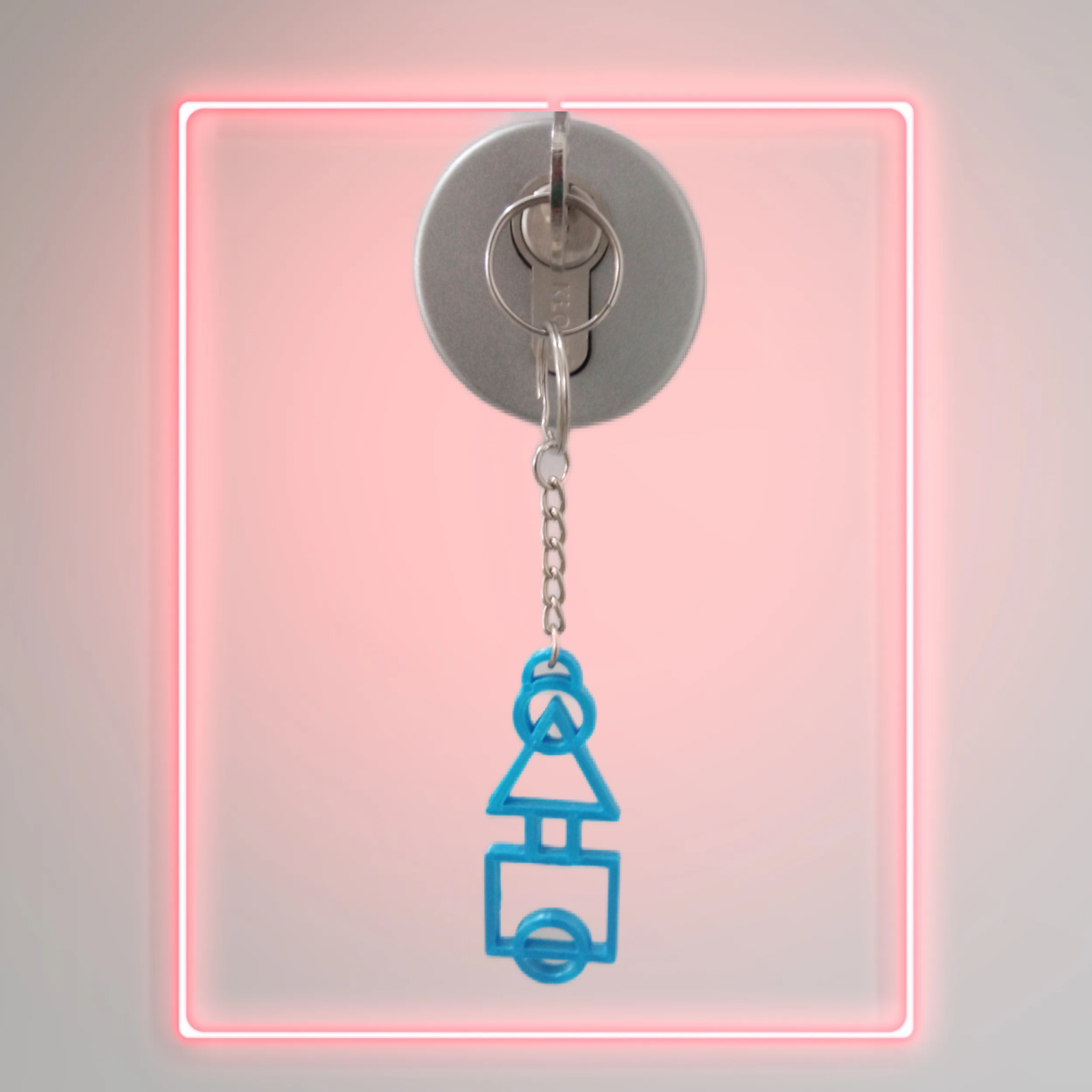 Free STL file squid game key ring 🦑 ・3D printer design to download・Cults