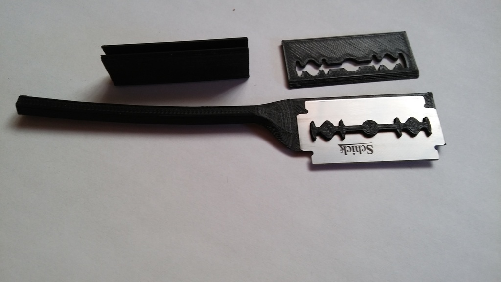 🪒 Double side razor handle・Free 3D File for ・Cults