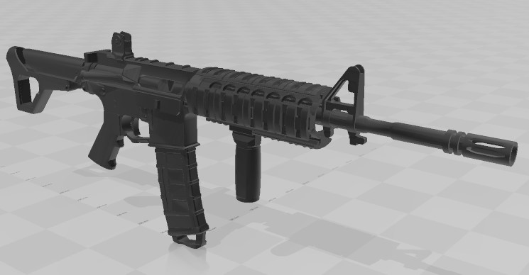 Файл STL M4 Carbine 📱・3D модель для печати скачать・Cults