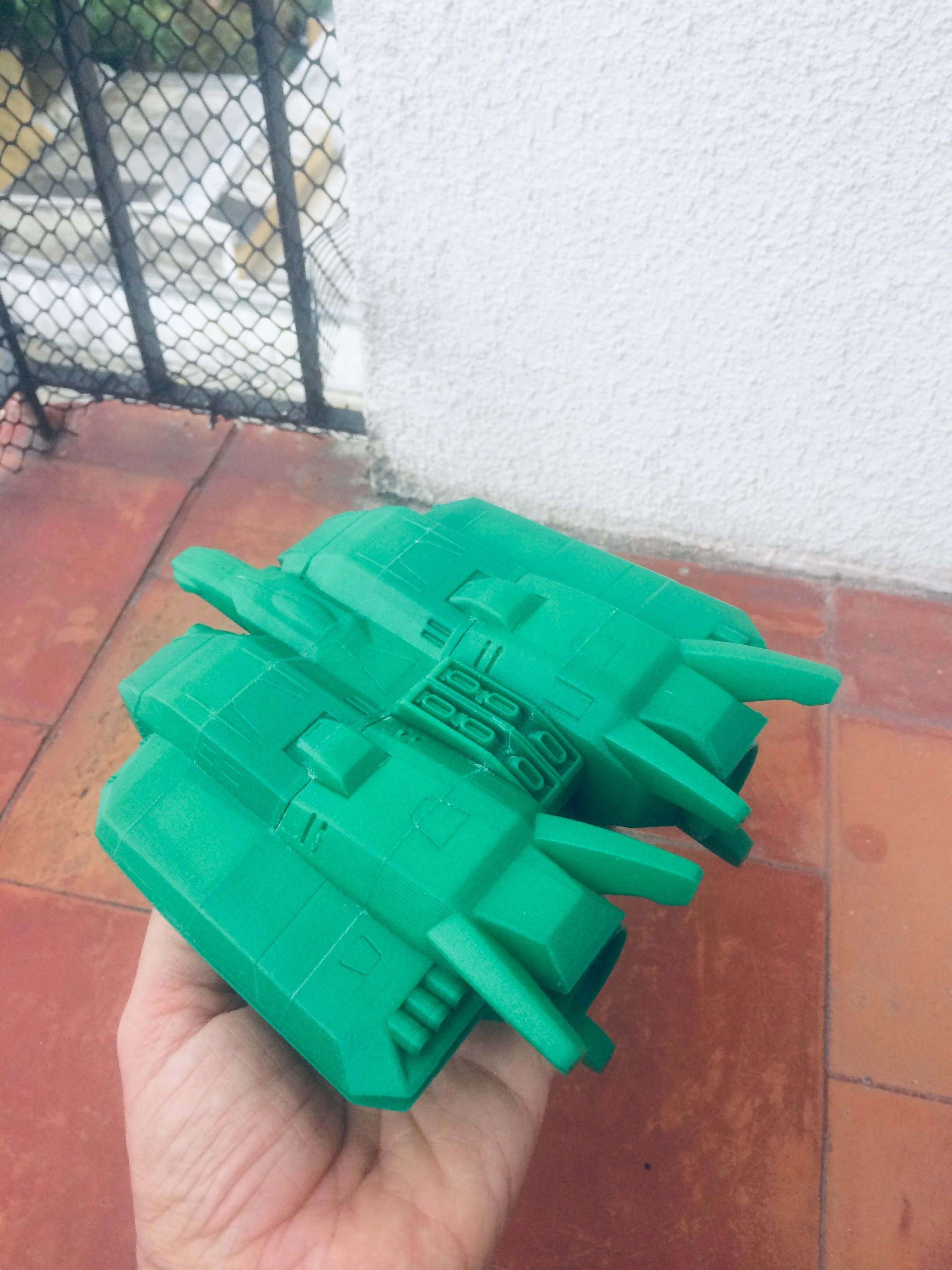 👽 Beta fighter Robotech mosaic・ STL File for ・Cults