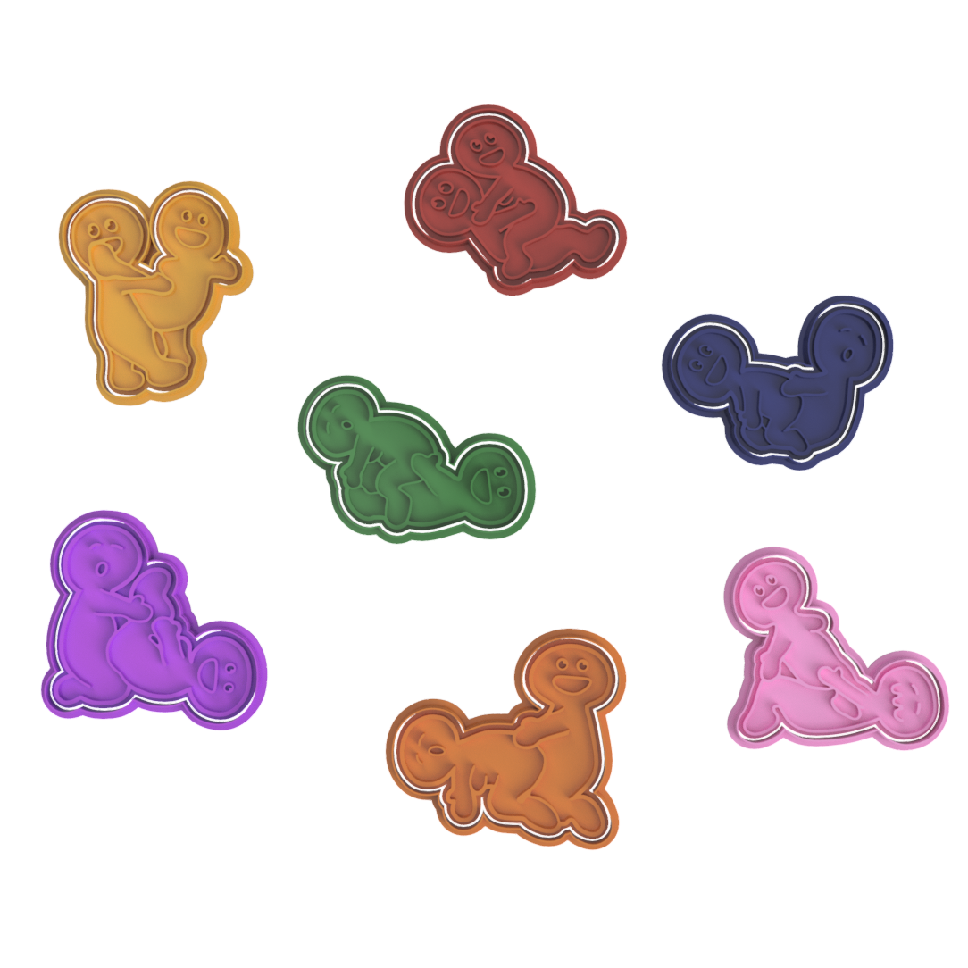 STL file Funny Kamasutra Cookie Cutter Set of 7 (Commercial) 🍪 ・3D ...